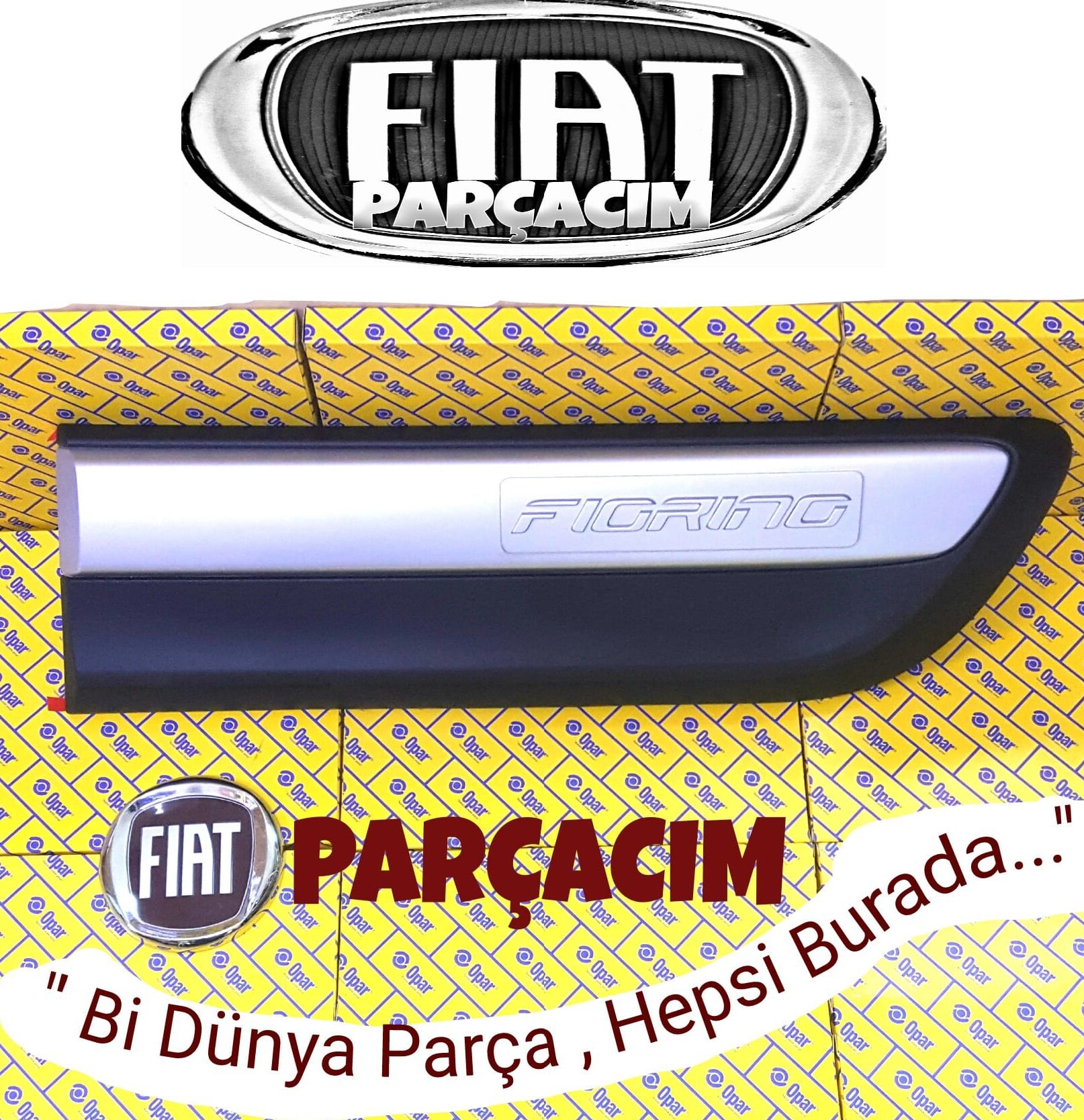 ARKA KAPI SOL SÜS ÇITASI , FIAT FIORINO , ORJINAL FIAT YEDEK PARÇA ...